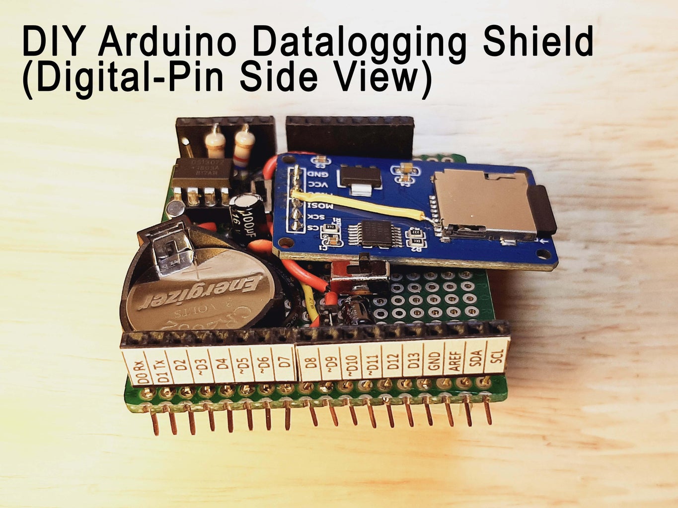 Arduino Data Logging Shield With Real Time Clock Timestamp And