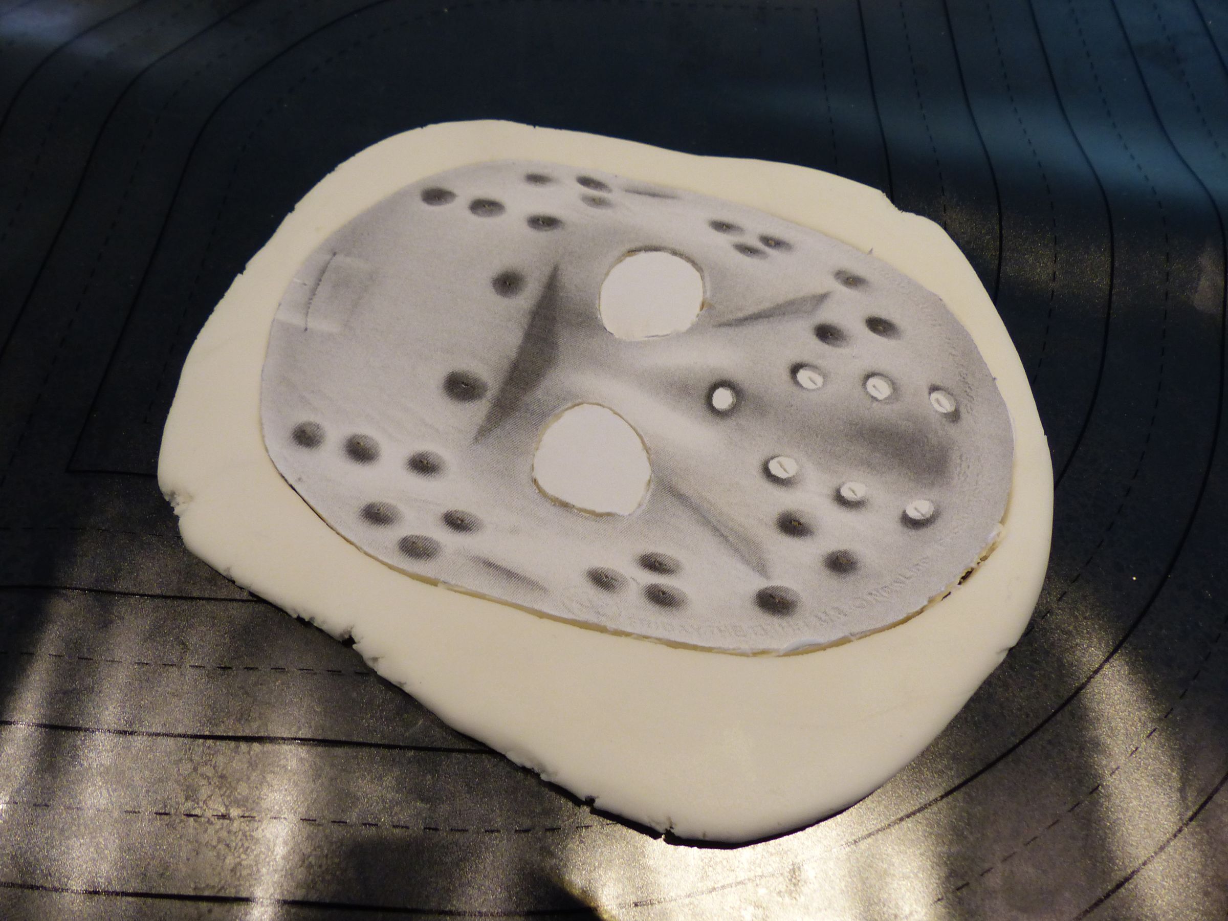Jason Vorhees (Friday the 13th Hockey Mask) Cake : 7 Steps (with ...
