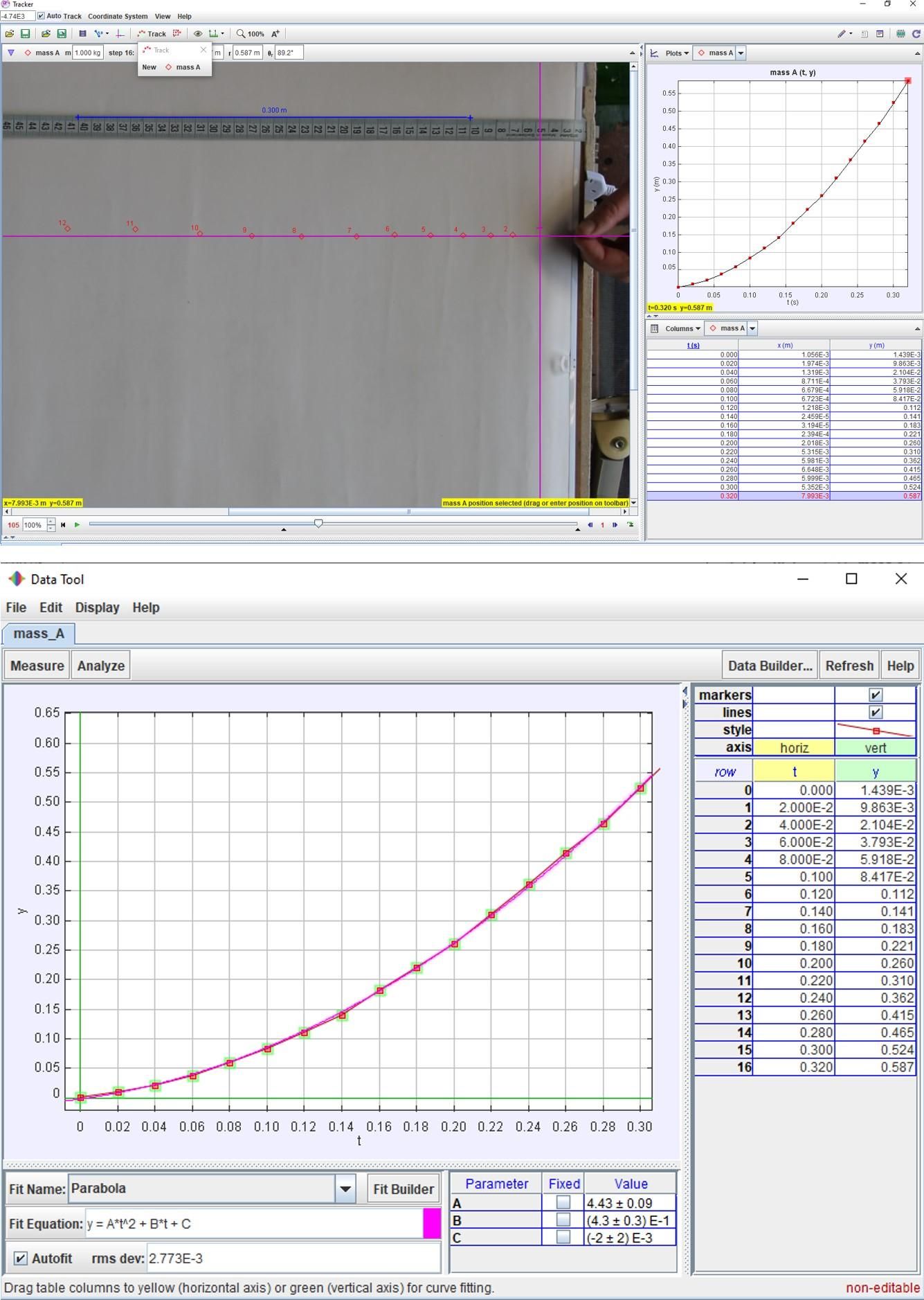 Tracking Parachute-like Motion and Measuring the Terminal Velocity : 7 ...