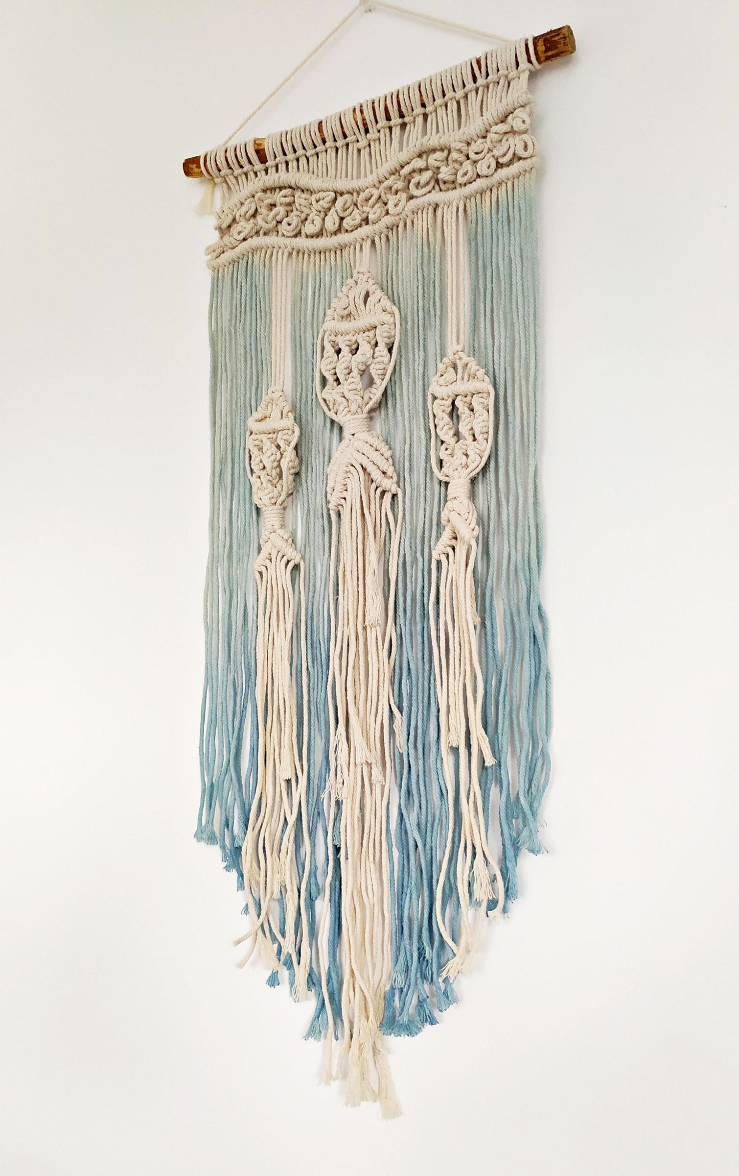 Macrame Fish Wall Hanging Made From Rope Scraps : 15 Steps (with ...
