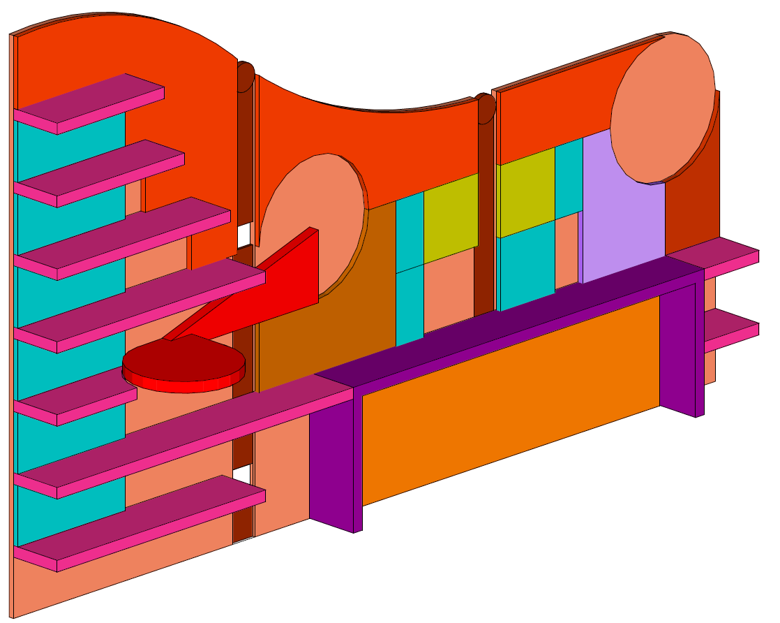Wave-shaped Headboard With Bookcase : 5 Steps (with Pictures ...