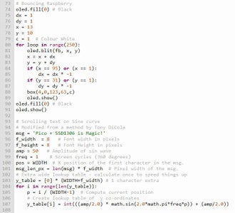SSD1306 With Raspberry Pi Pico : 6 Steps (with Pictures) - Instructables