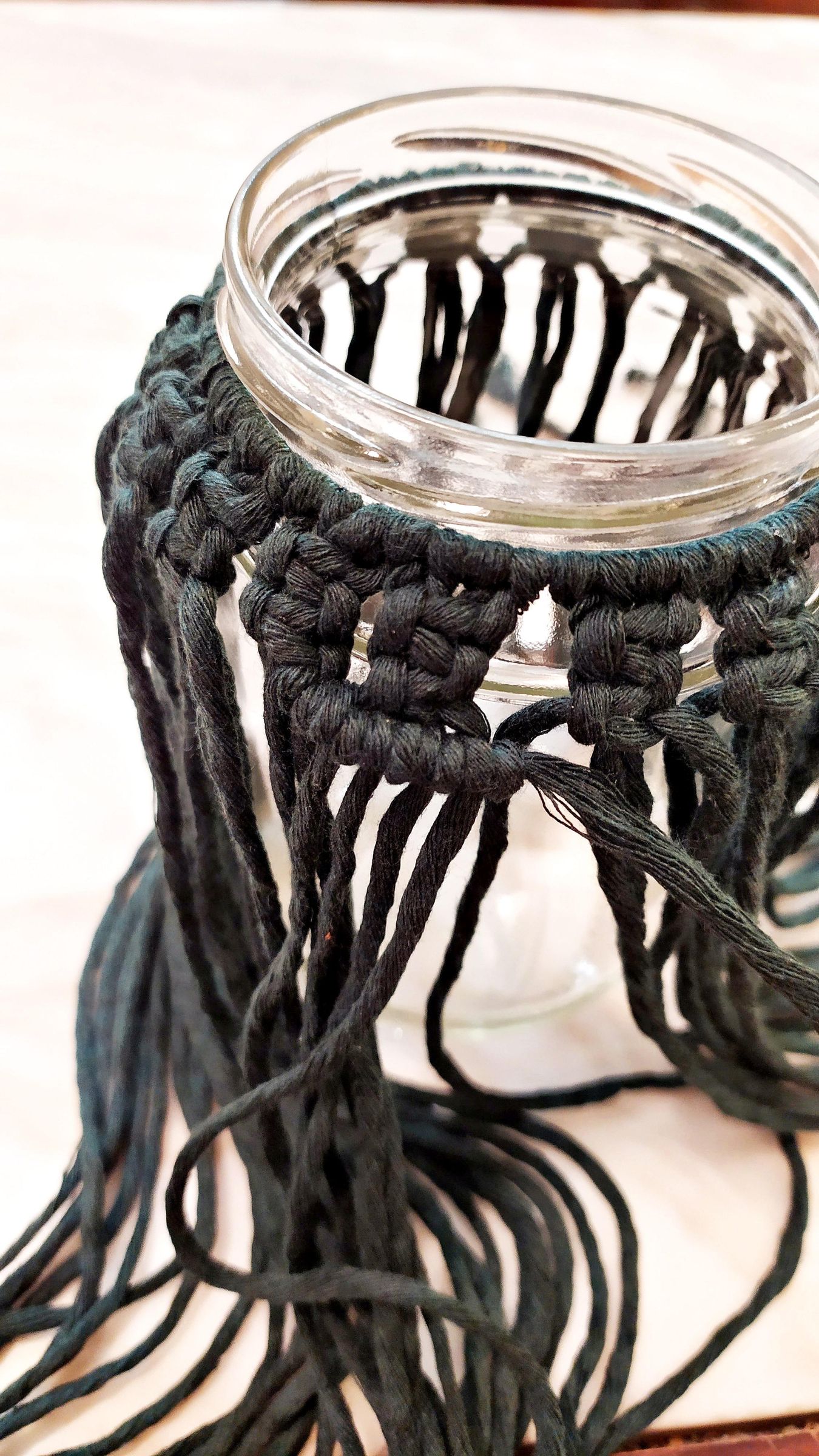 Bohemian Macrame Jar : 9 Steps (with Pictures) - Instructables