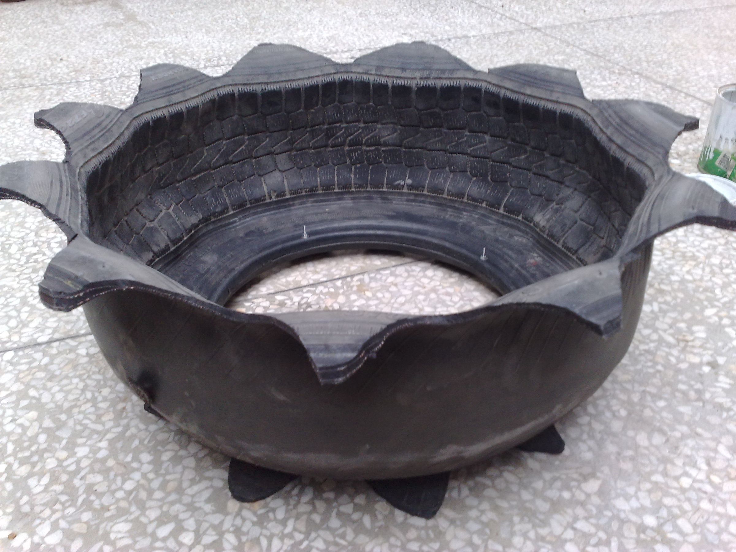 Creative Plant Pot With Car Tires : 8 Steps (with Pictures) - Instructables