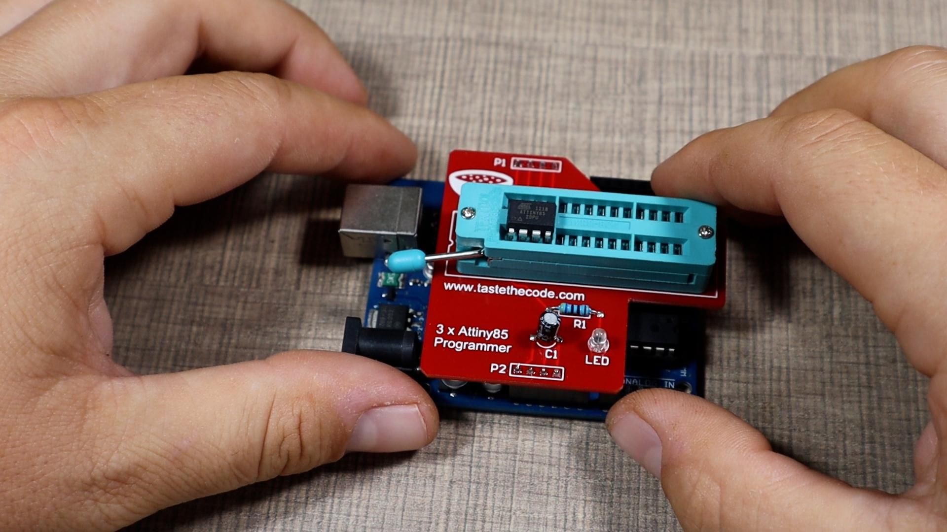 ATtiny Programmer Shield for 3 ICs at a Time : 7 Steps (with Pictures ...