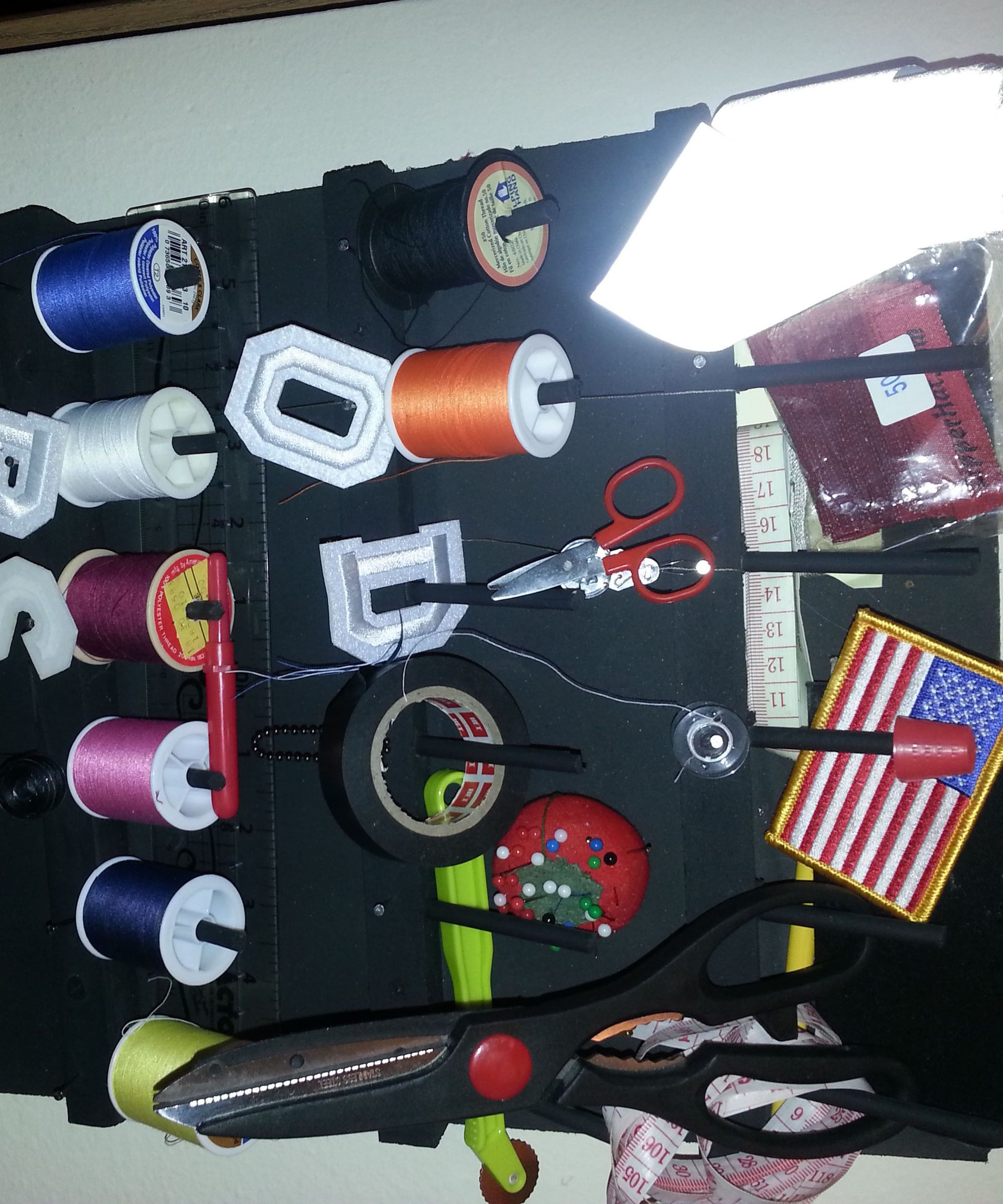Wall Sewing Station : 5 Steps - Instructables