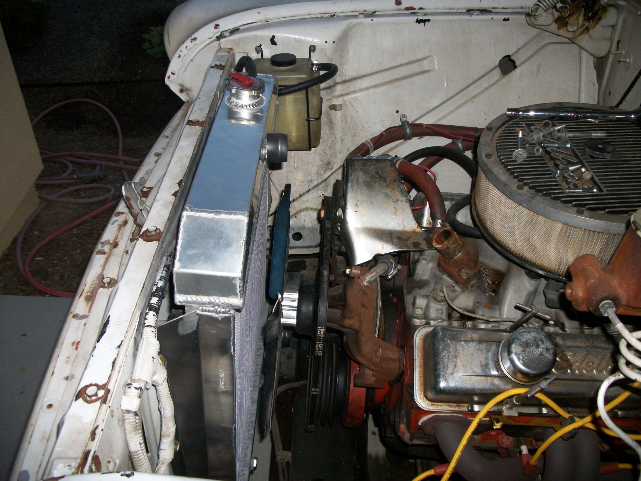 How to Install a New Radiator in a 1957 Chevy Truck : 11 Steps (with ...
