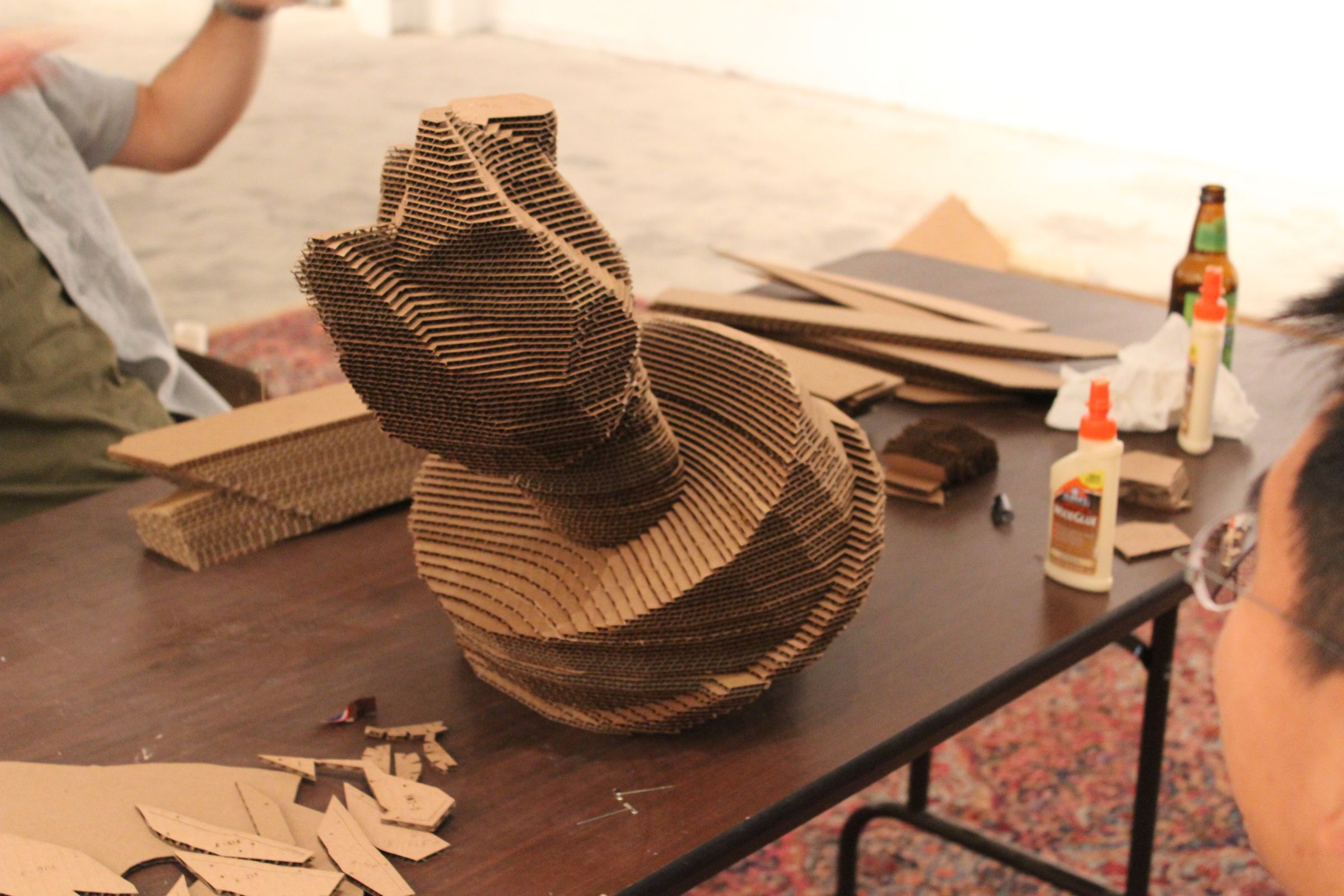 Cardboard Statue of Liberty Bust Using 123D Make : 6 Steps (with ...