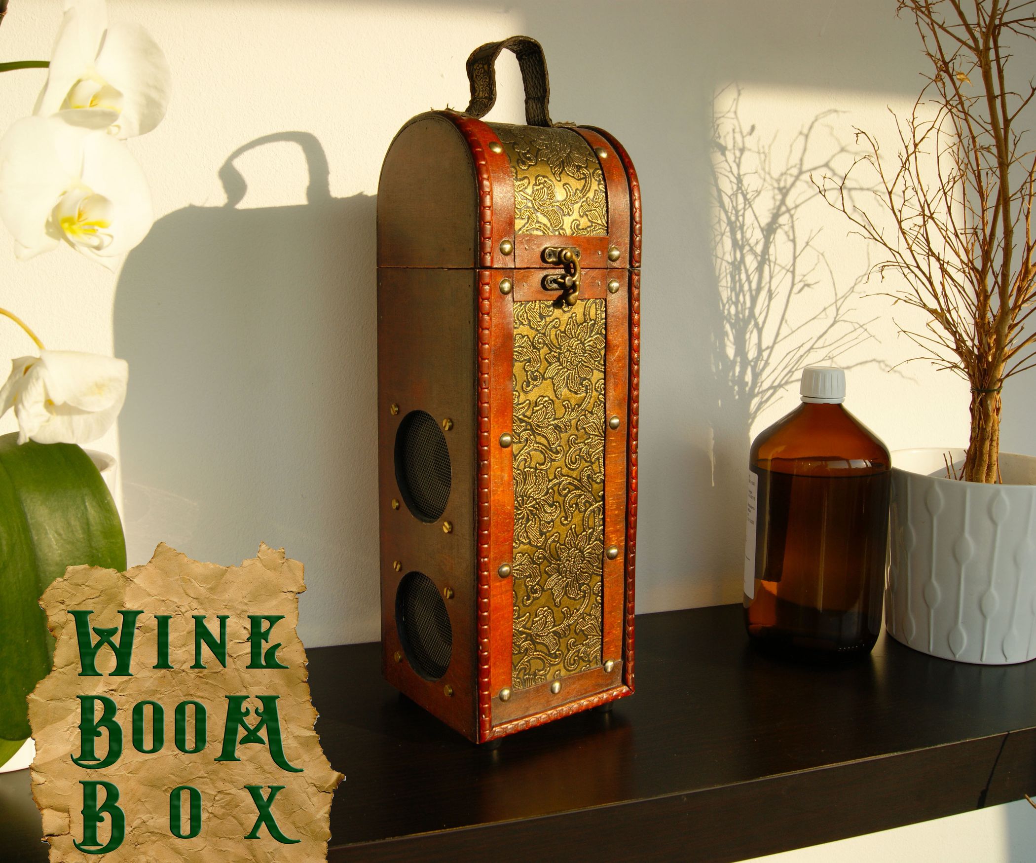 Steampunk Wine-Boom-Box : 9 Steps (with Pictures) - Instructables