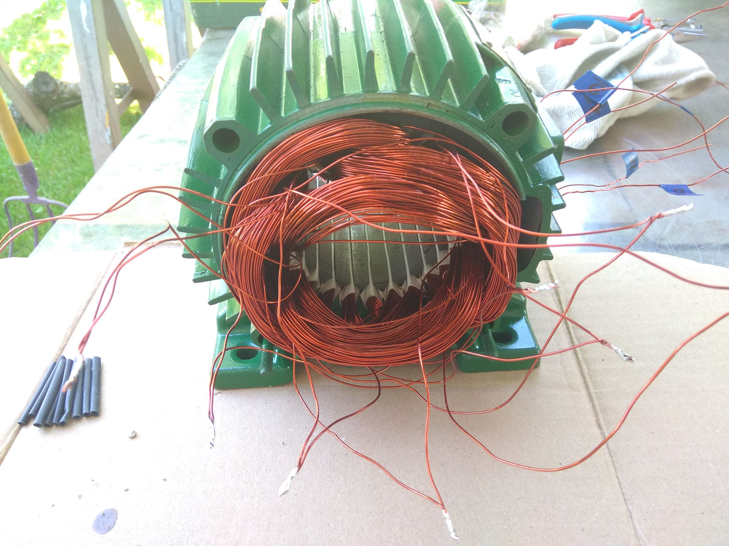 Rewinding 3 Phase Motor : 54 Steps (with Pictures) - Instructables