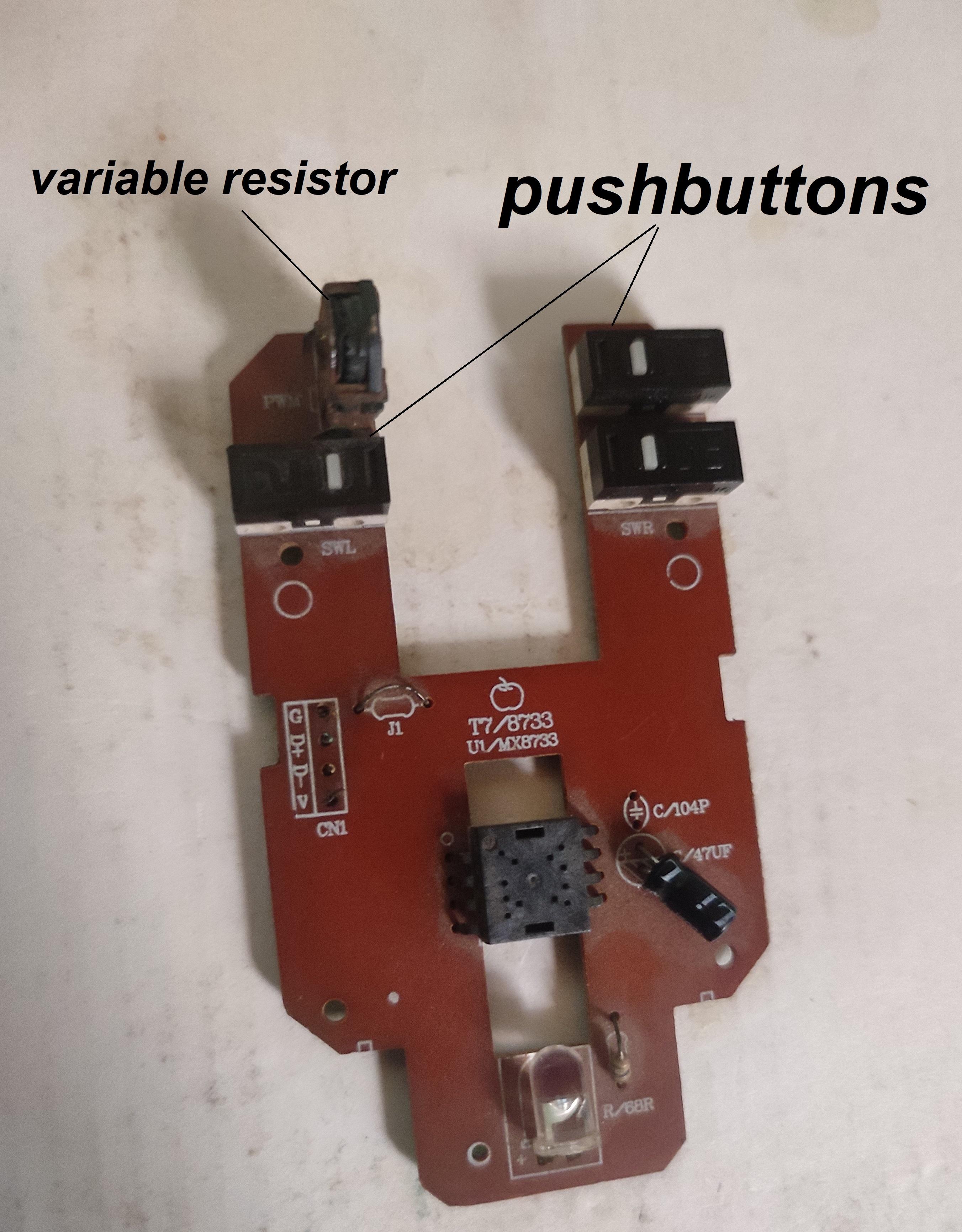 Reuse Mouse Pushbuttons and Scroll Button for Arduino/MCU : 4 Steps ...