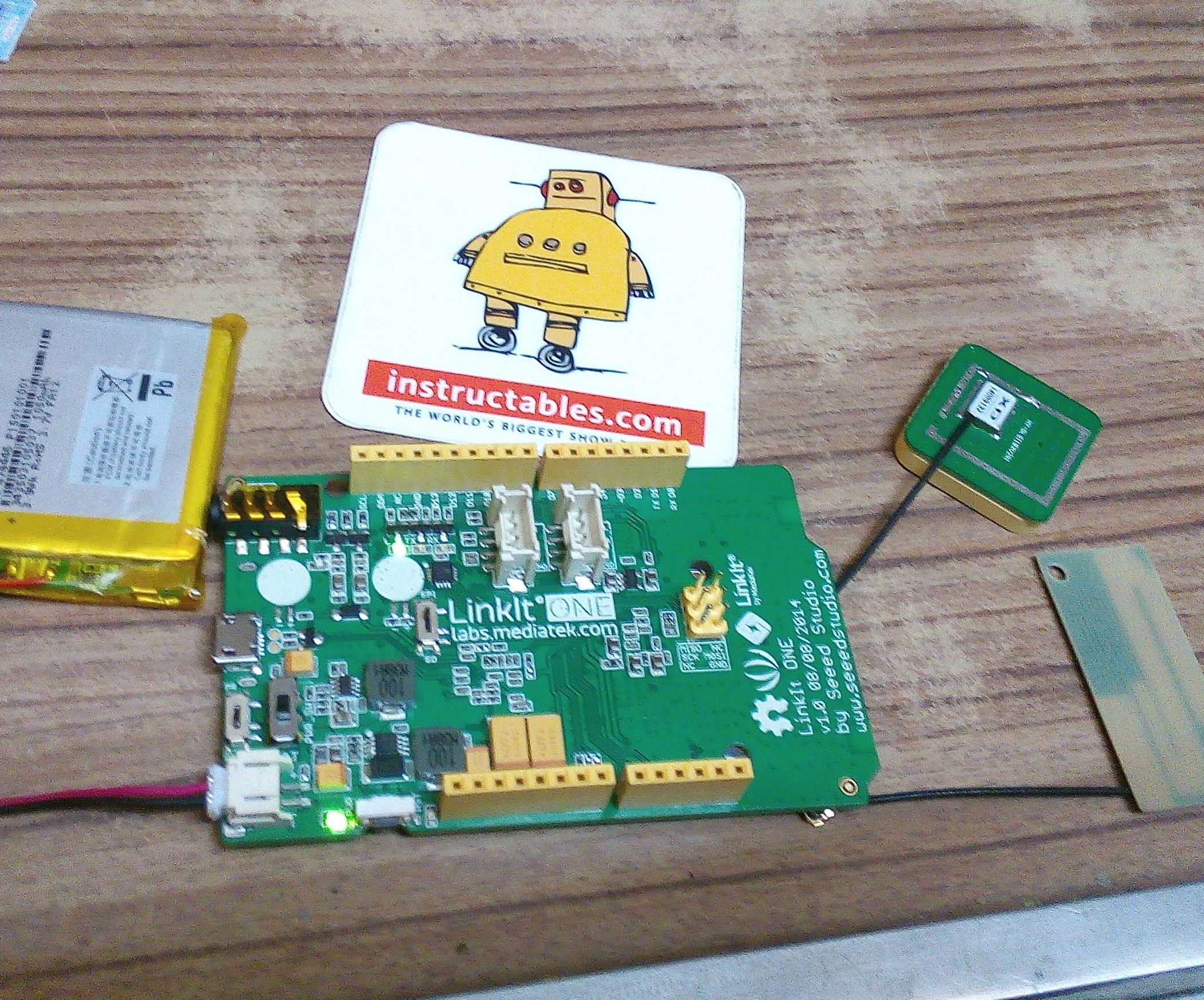 Linkit One GPS (sending SMS of GPS Location to Mobile) : 3 Steps - Instructables