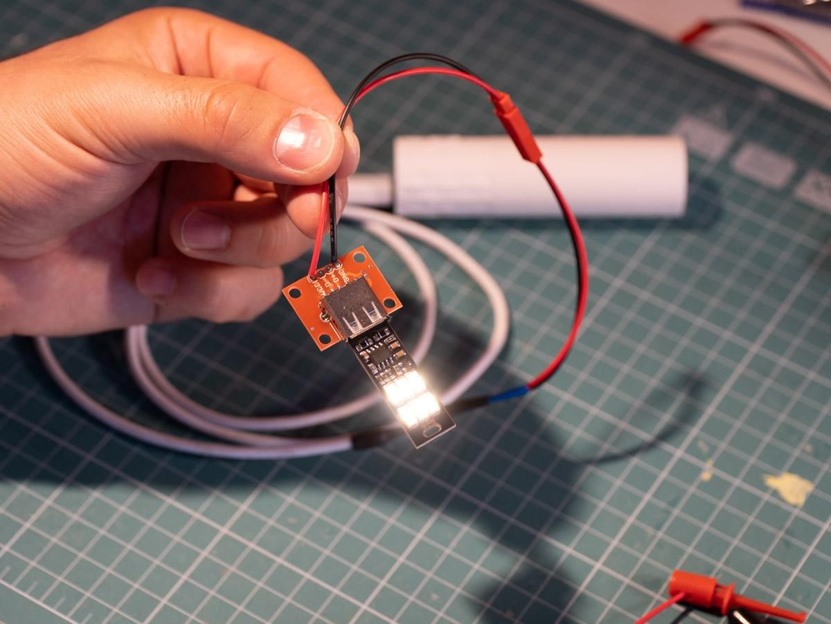 USB Cable to Breadboard Power Supply Using a Power Bank : 8 Steps (with ...