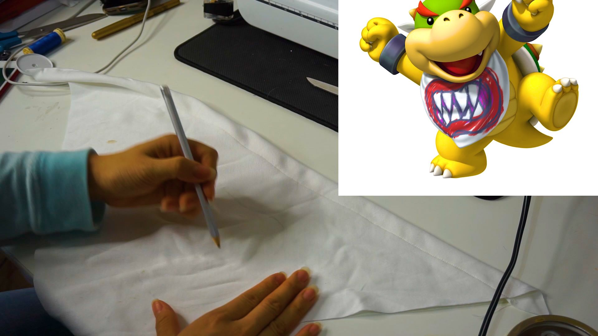 How to Make DIY Bowser Jr. Scarf : 7 Steps - Instructables