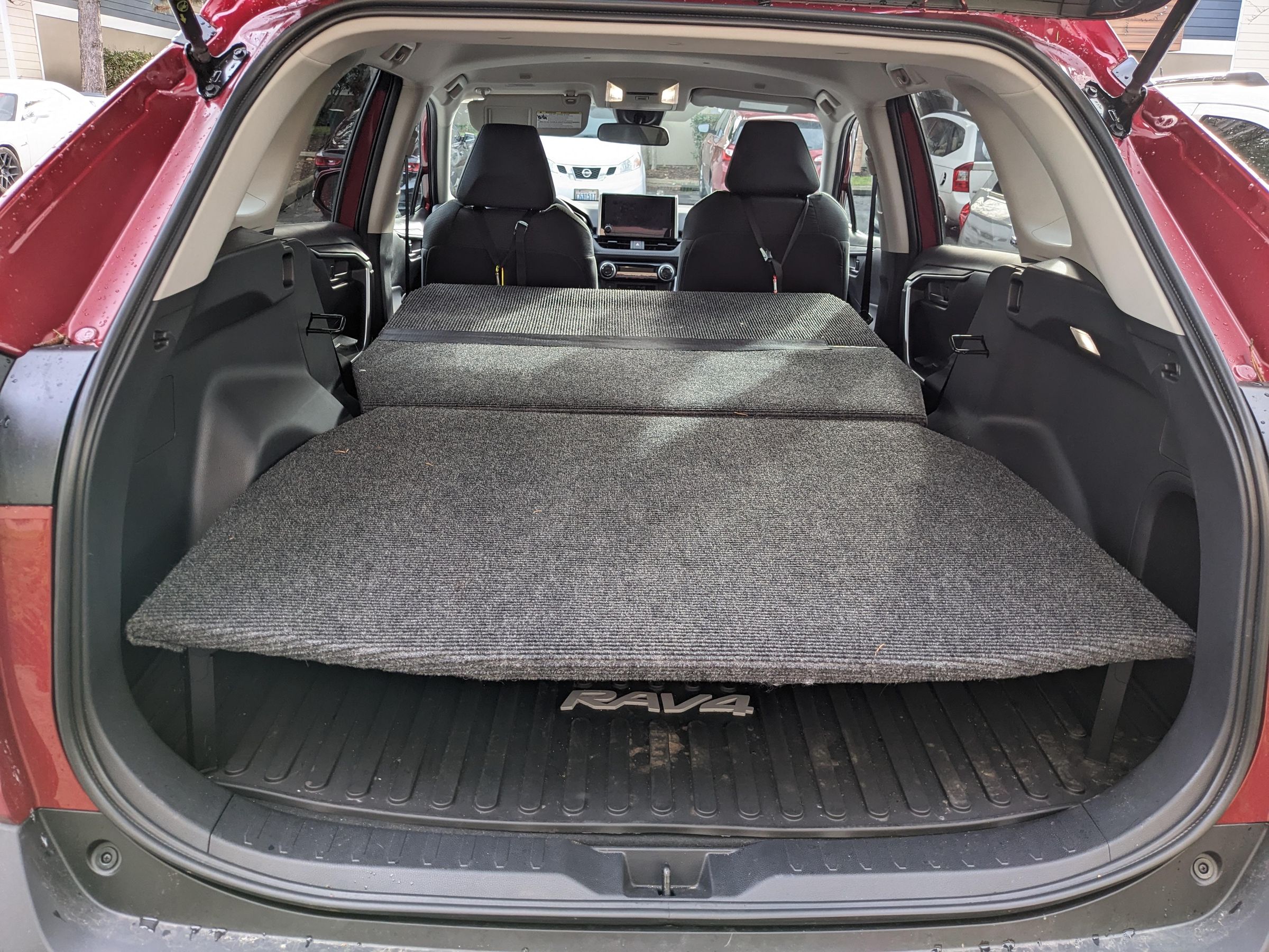 RAV4 Car Camping Platform With Folding Legs : 5 Steps (with Pictures ...