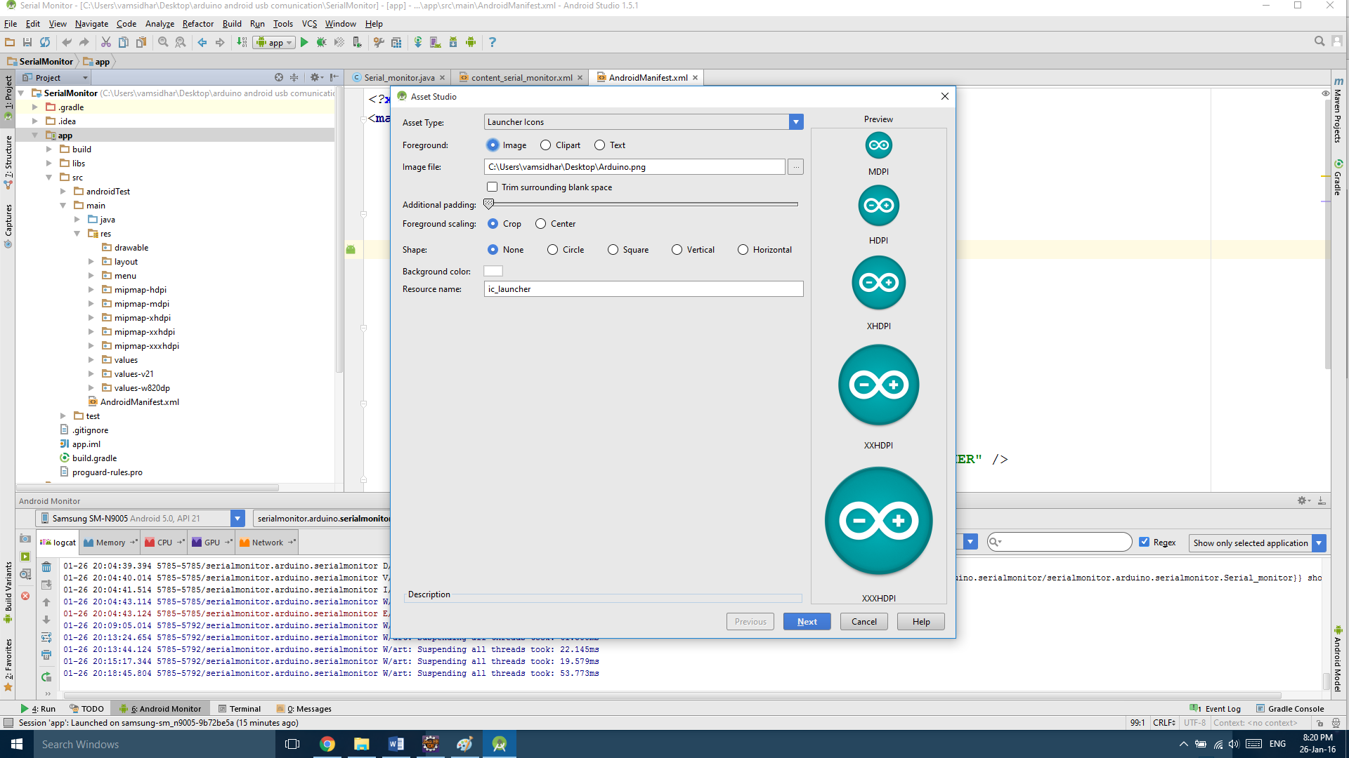 Arduino Android USB Serial Communication With OTG Cable : 11 Steps ...