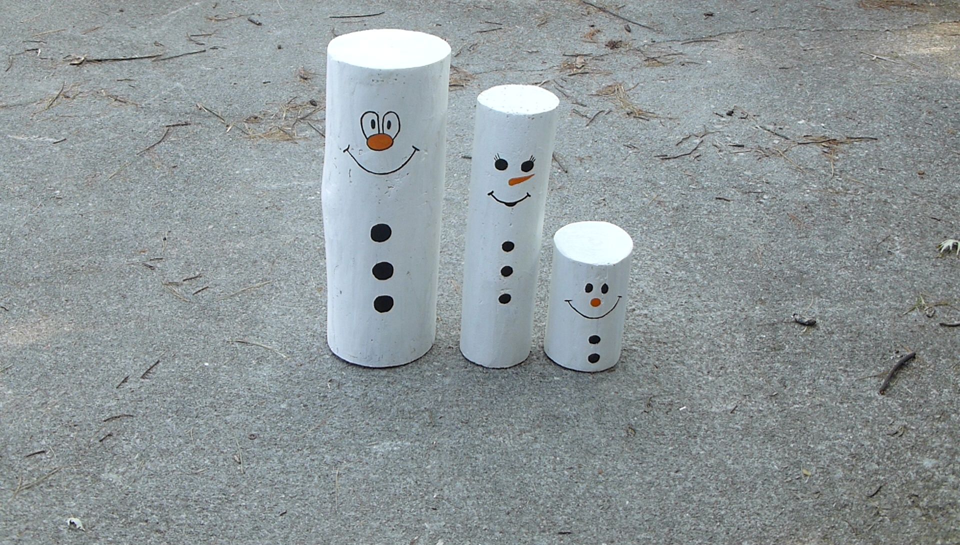 Ghost/Snowman Out of Logs, It's Reversible : 7 Steps (with Pictures ...