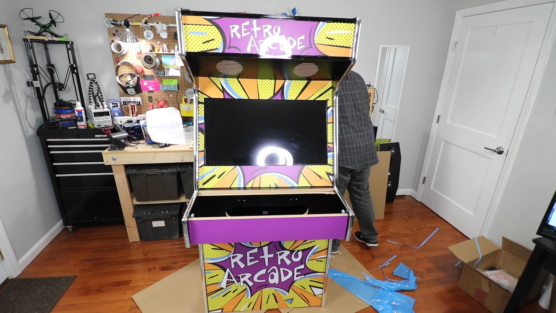 2-Player Stand-Up Retro Arcade : 20 Steps - Instructables