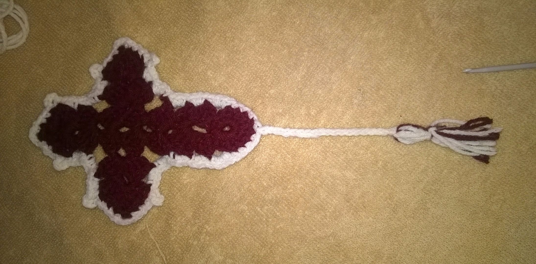 Crochet Cross Bookmark : 16 Steps - Instructables