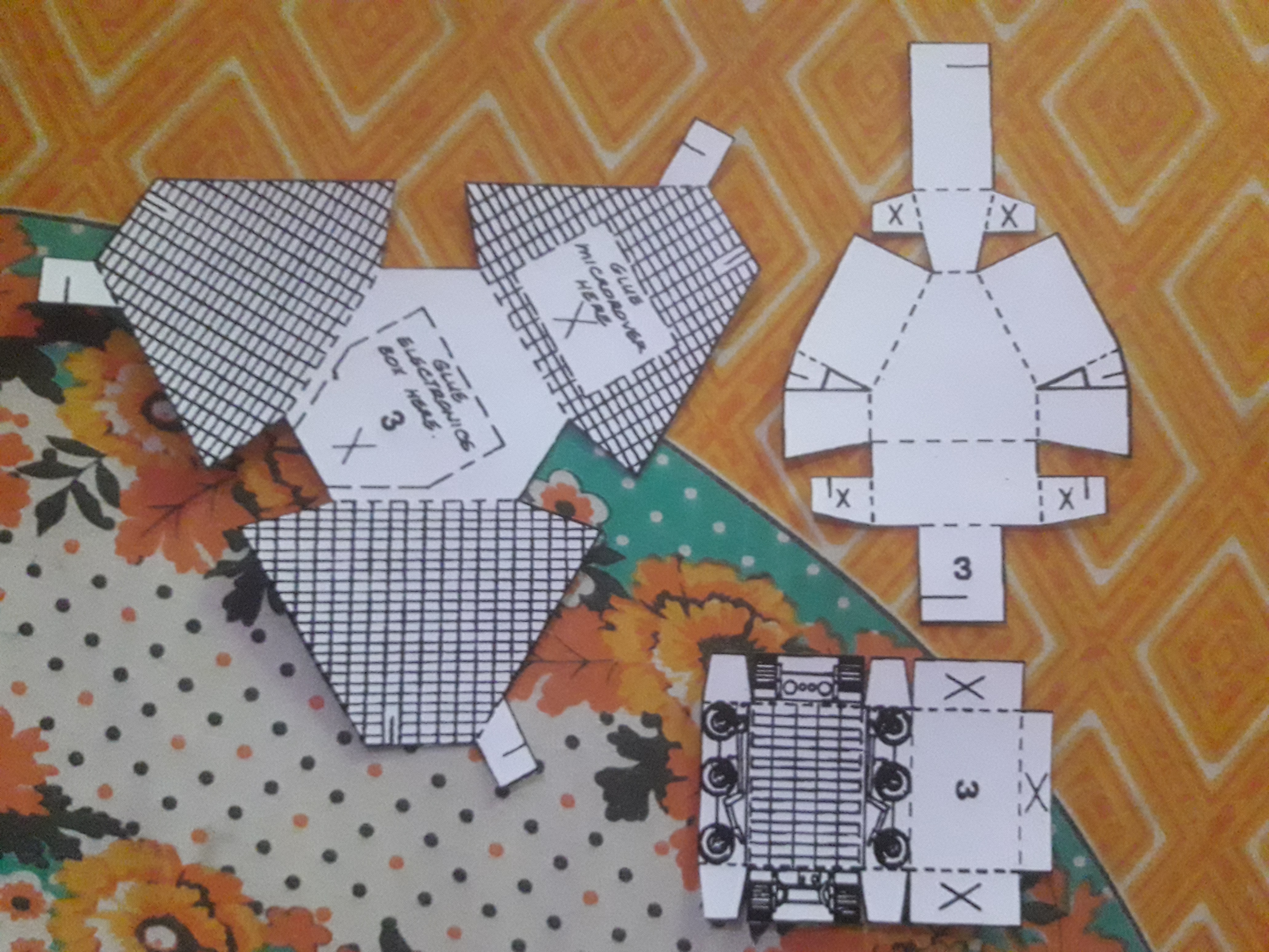 Mars Rover Cut Out Papercraft