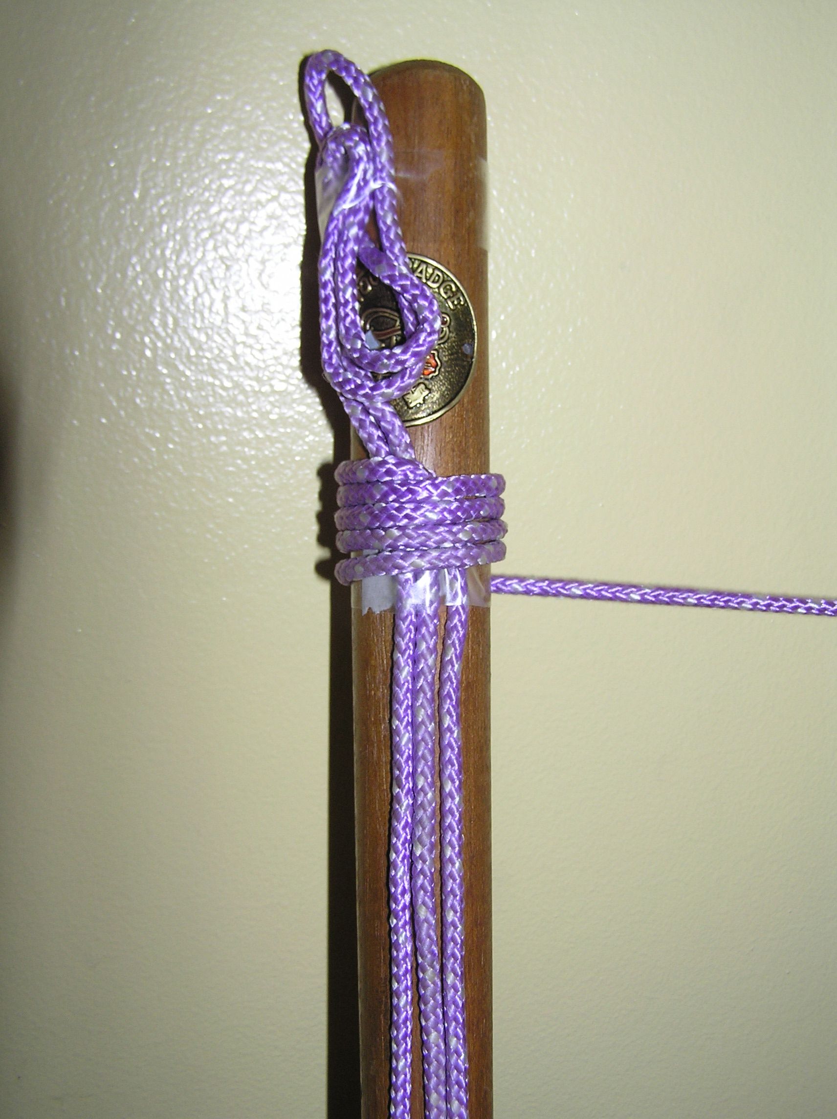 Rope Handgrip for Hiking Stick : 7 Steps - Instructables