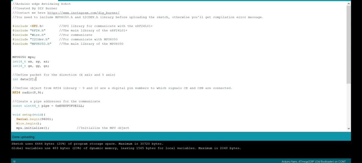 How to Make Gesture Control Robot || #MadeWithArduino. : 9 Steps ...