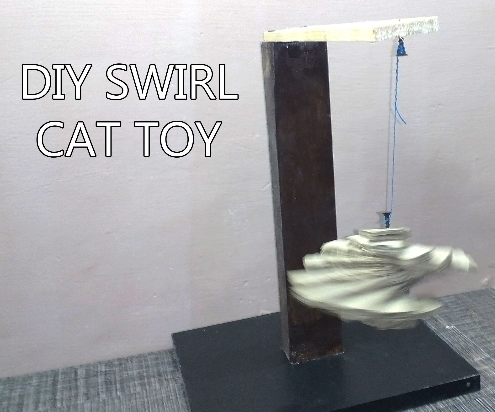 Swinging Swirl Cat Toy : 3 Steps - Instructables