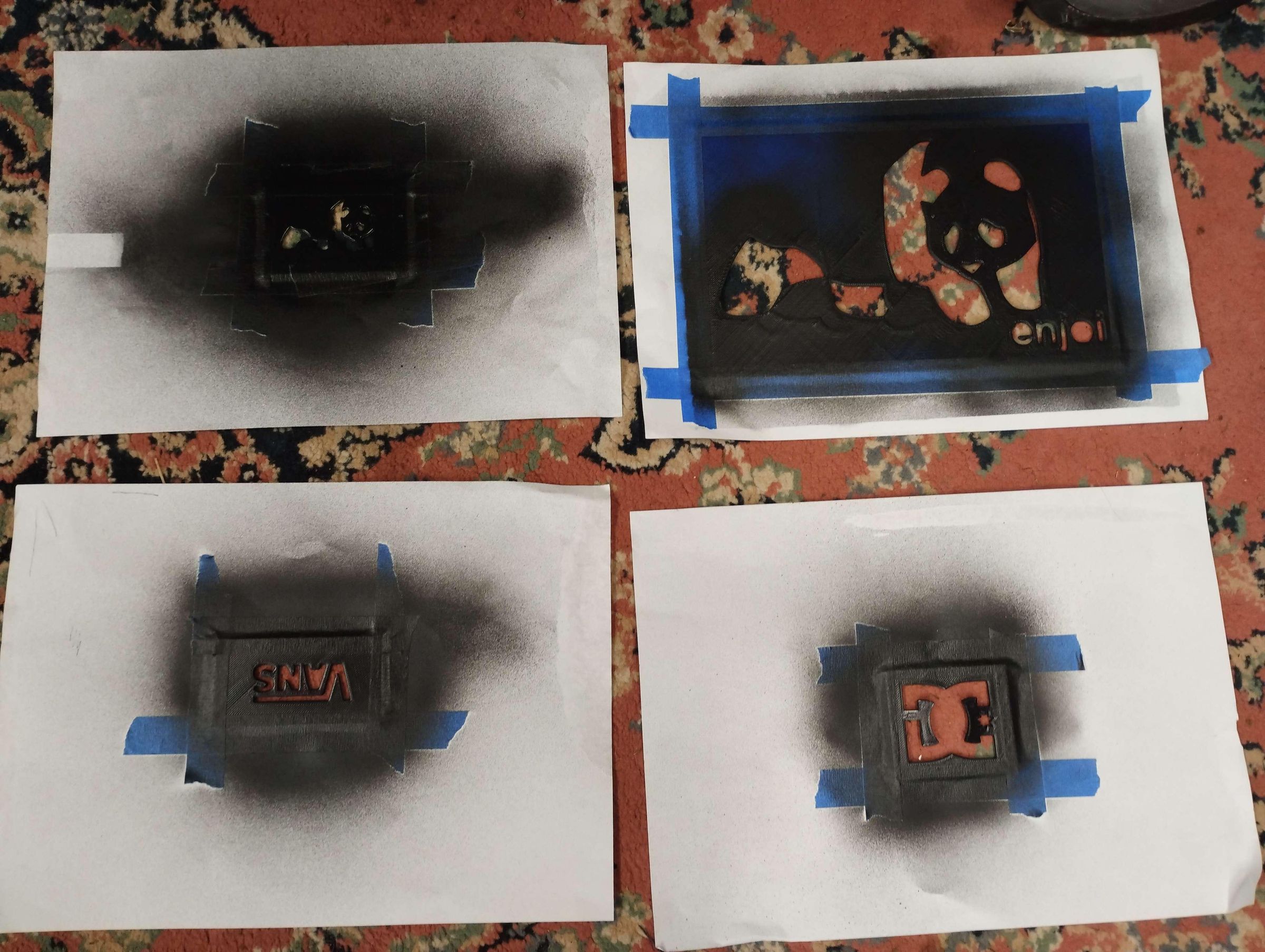 3D Printed Skate Logo Stencils : 4 Steps - Instructables