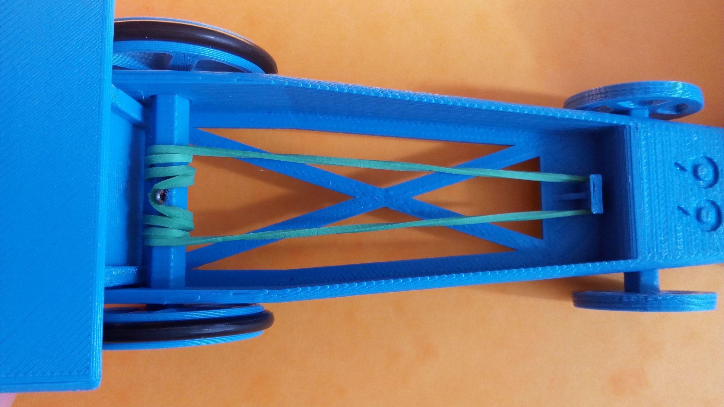 3D Printed Rubber Band Powered Car - Instructables