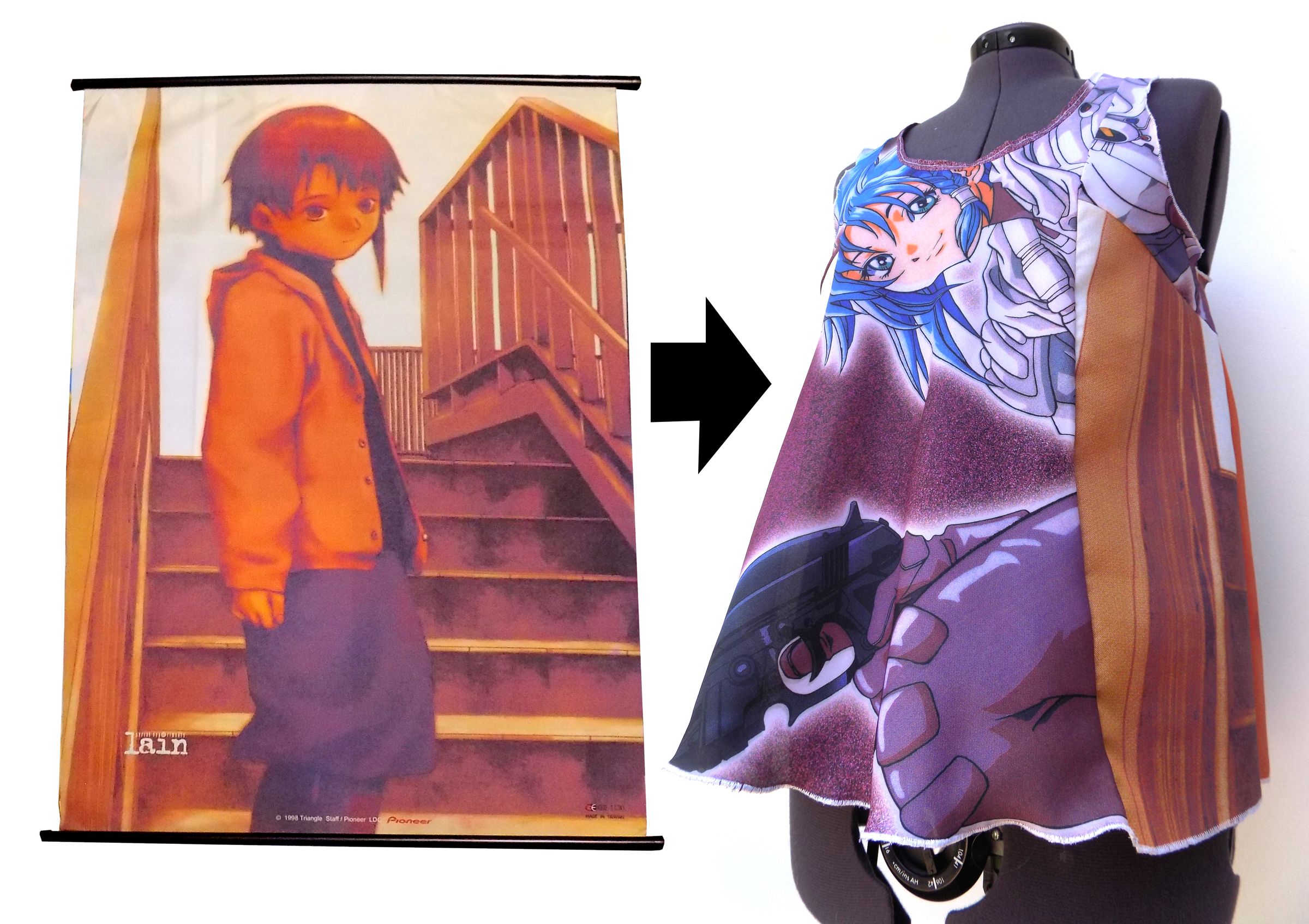 Upcycled Wall Scroll Shirt : 8 Steps (with Pictures) - Instructables