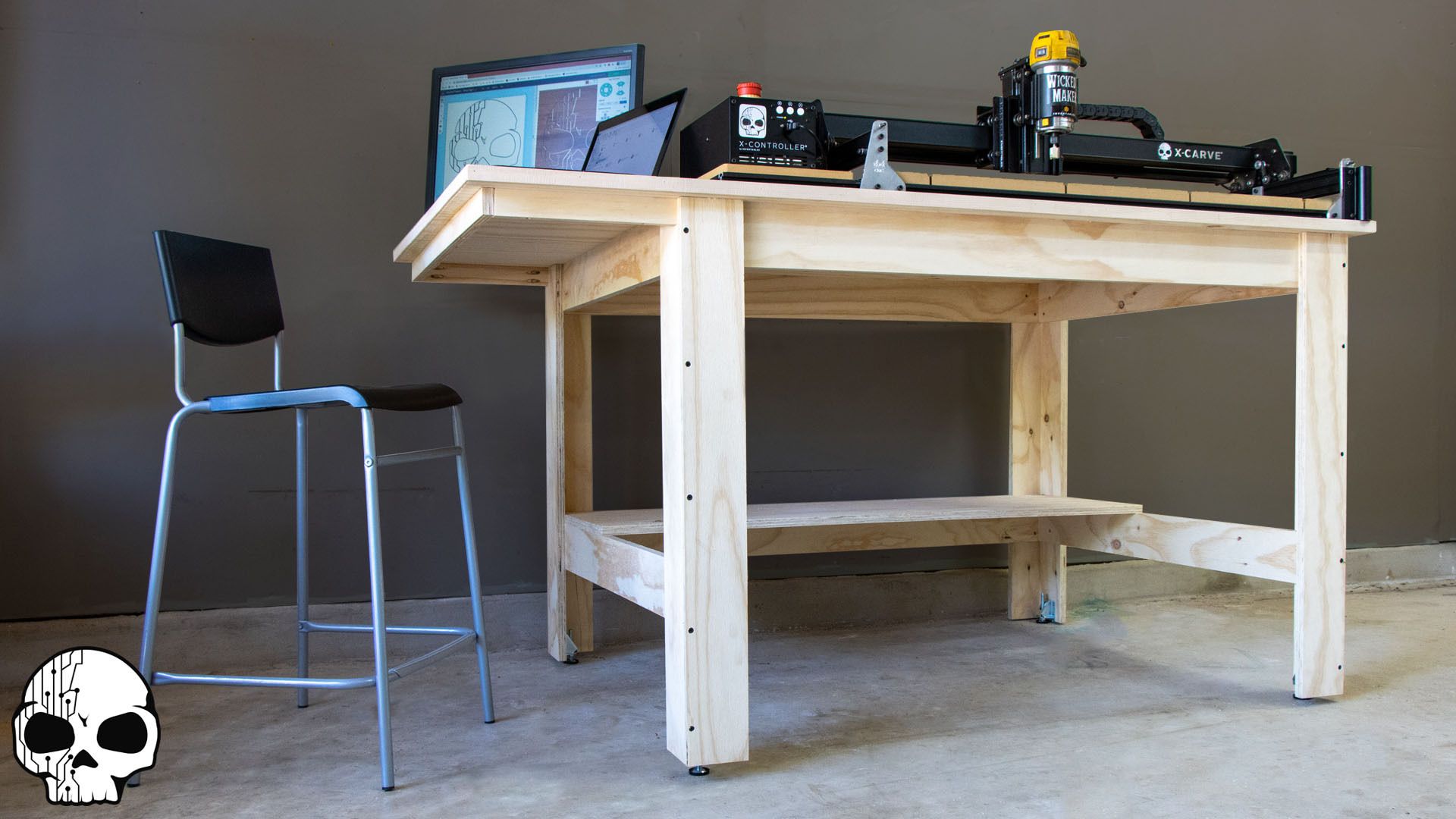 DIY Workshop Table (From Plywood!) : 10 Steps (with Pictures ...