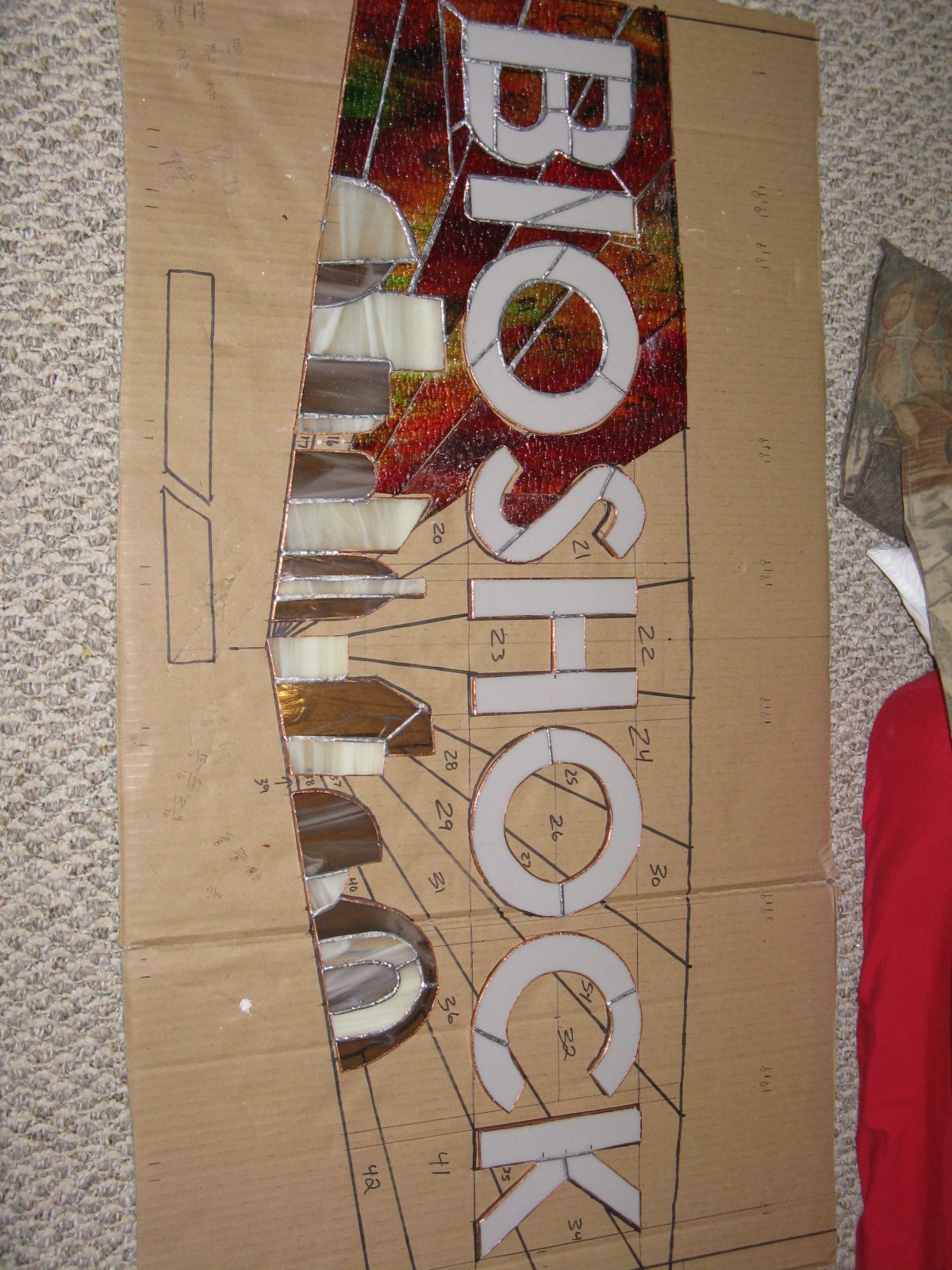Bioshock Stained Glass Logo : 13 Steps (with Pictures) - Instructables