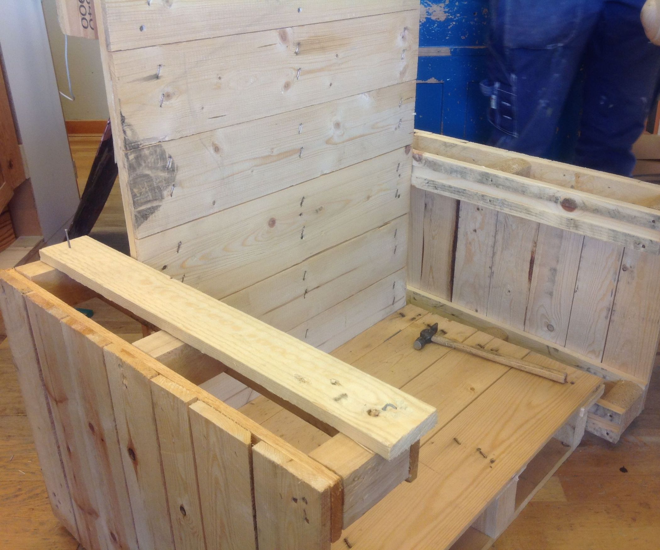 What You Need to Build a Very Easy Pallet Chair : 4 Steps - Instructables