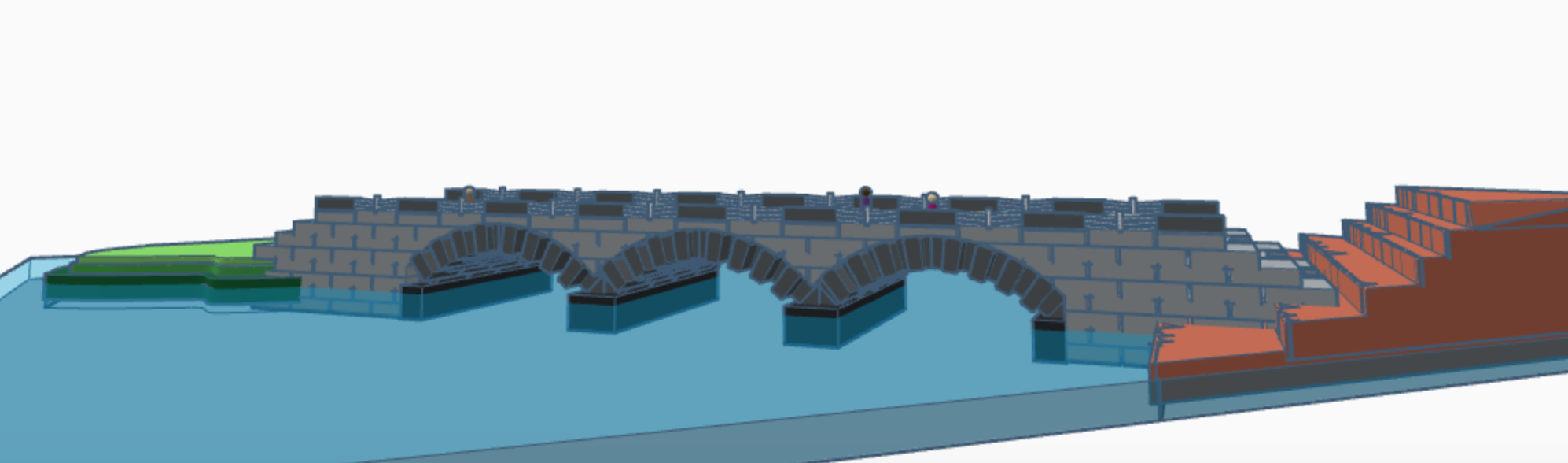 Pedestrian Keystone Bridge for Natural Environments : 8 Steps ...