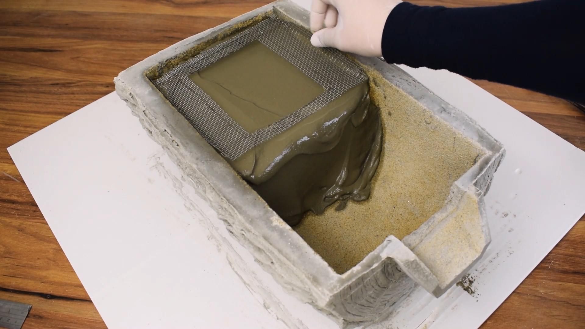 Concrete Tree Log Waterfall Fountain : 15 Steps (with Pictures ...