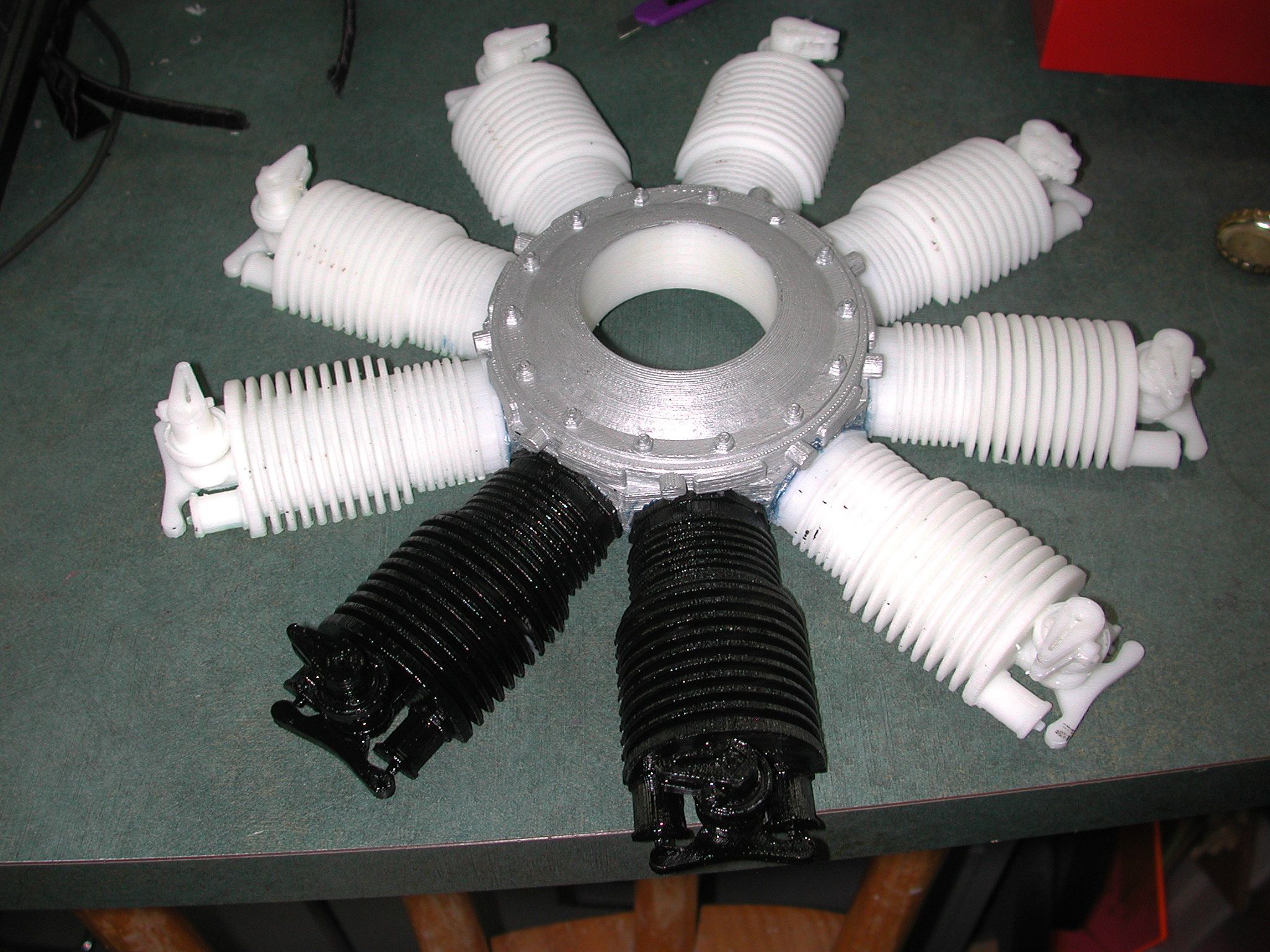 Sopwith Pup Instrument Panel and Le Rhone WW1 Engine (dummy Engine for ...