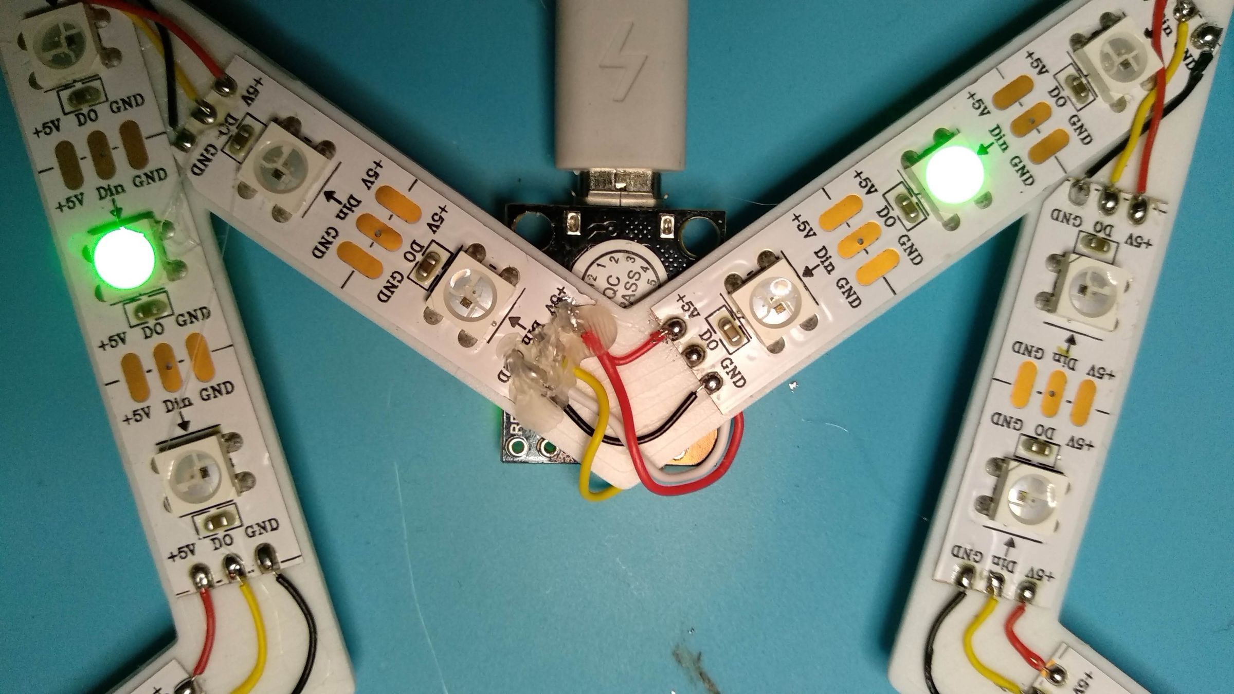 Christmas Star LED Neopixel Arduino Attigny85 Digispark - Instructables
