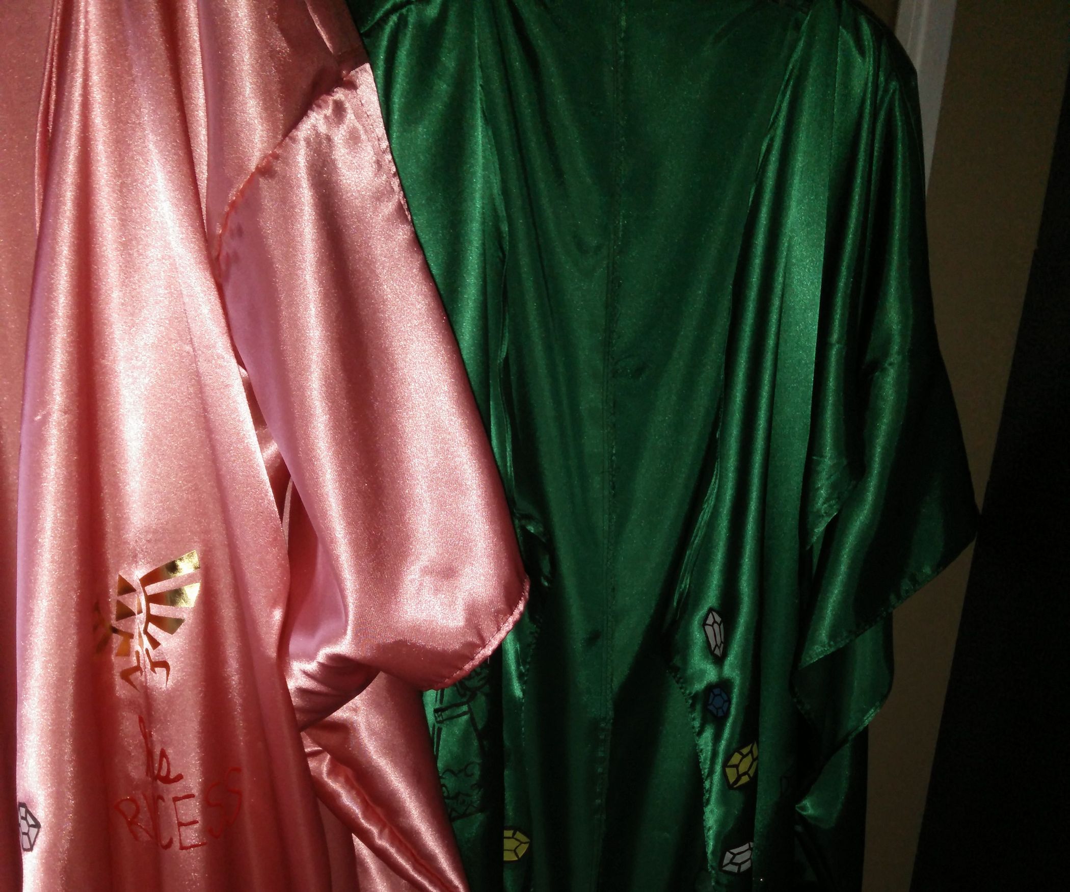 Legend of Zelda Inspired His and Her Robes/kimono for a Wedding Gift ...