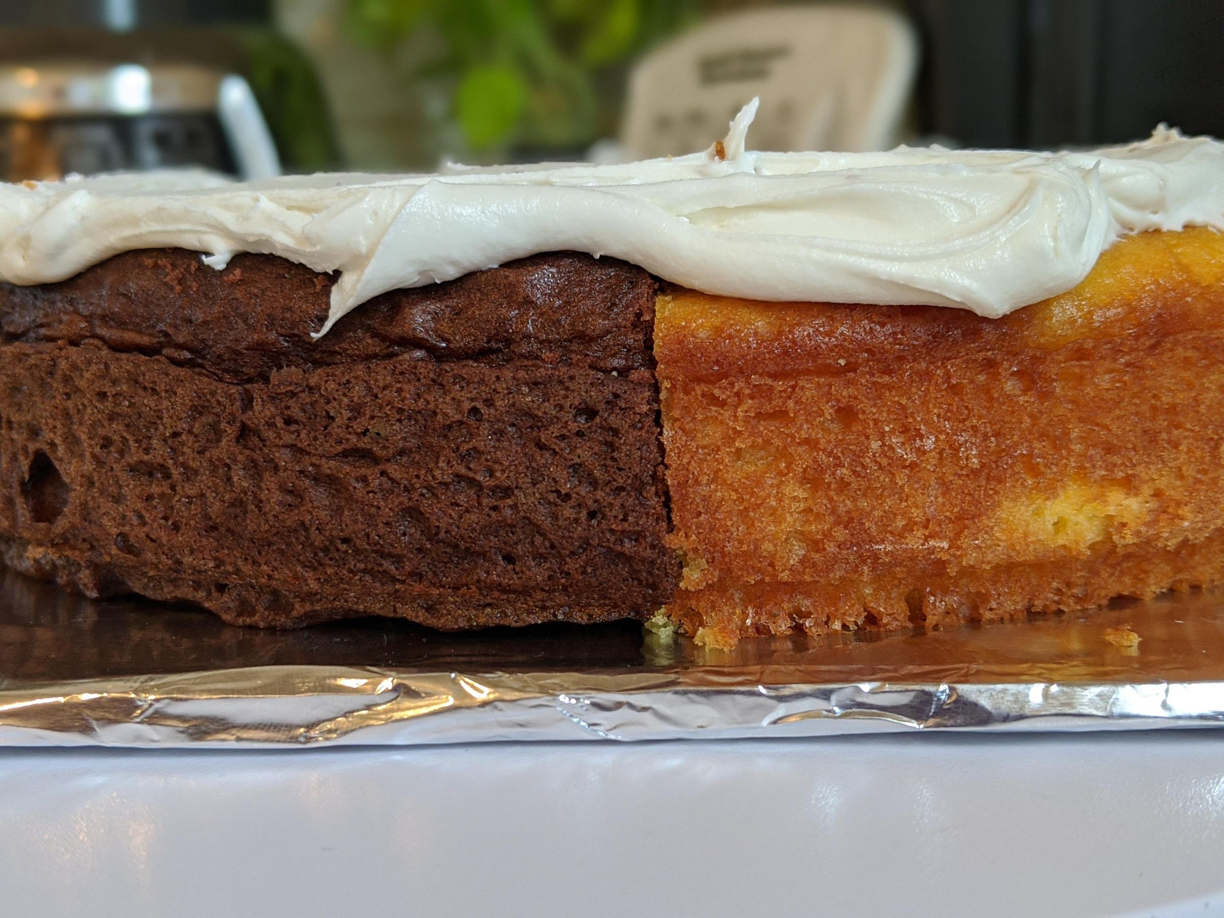 Two Flavor (Half & Half) Round Cake : 5 Steps - Instructables