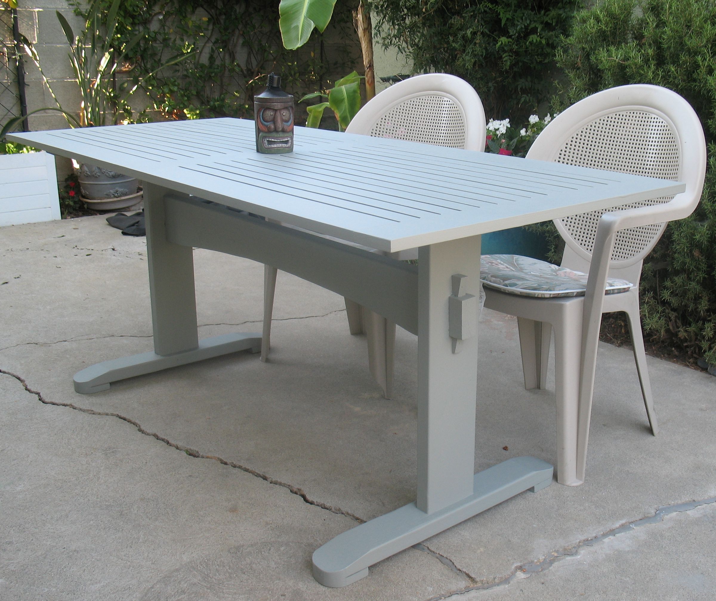 Outdoor Trestle Table : 5 Steps (with Pictures) - Instructables