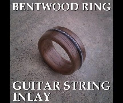 Guitar String Inlay for Bentwood Ring - Instructables