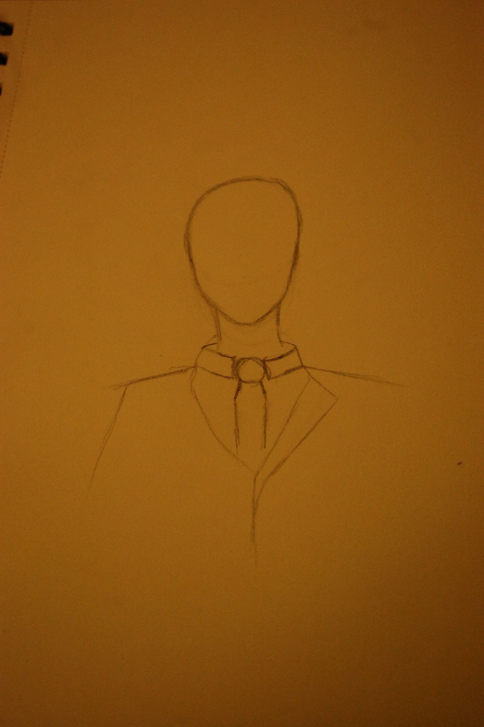 Slender Man Drawing From Game