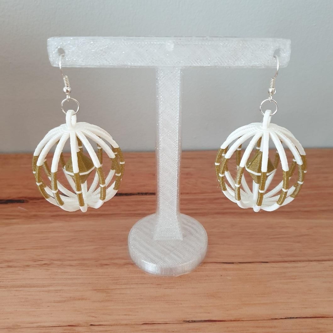 3d Printed Earrings and Pendant Set (designed in Tinkercad) : 7 Steps ...