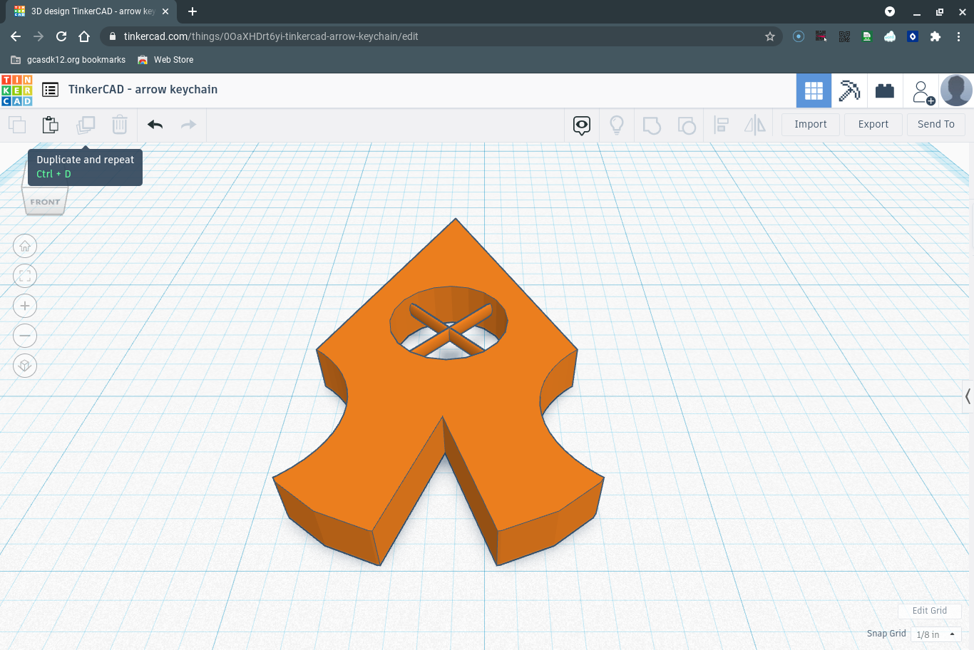 TinkerCAD Arrow Keychain : 19 Steps - Instructables