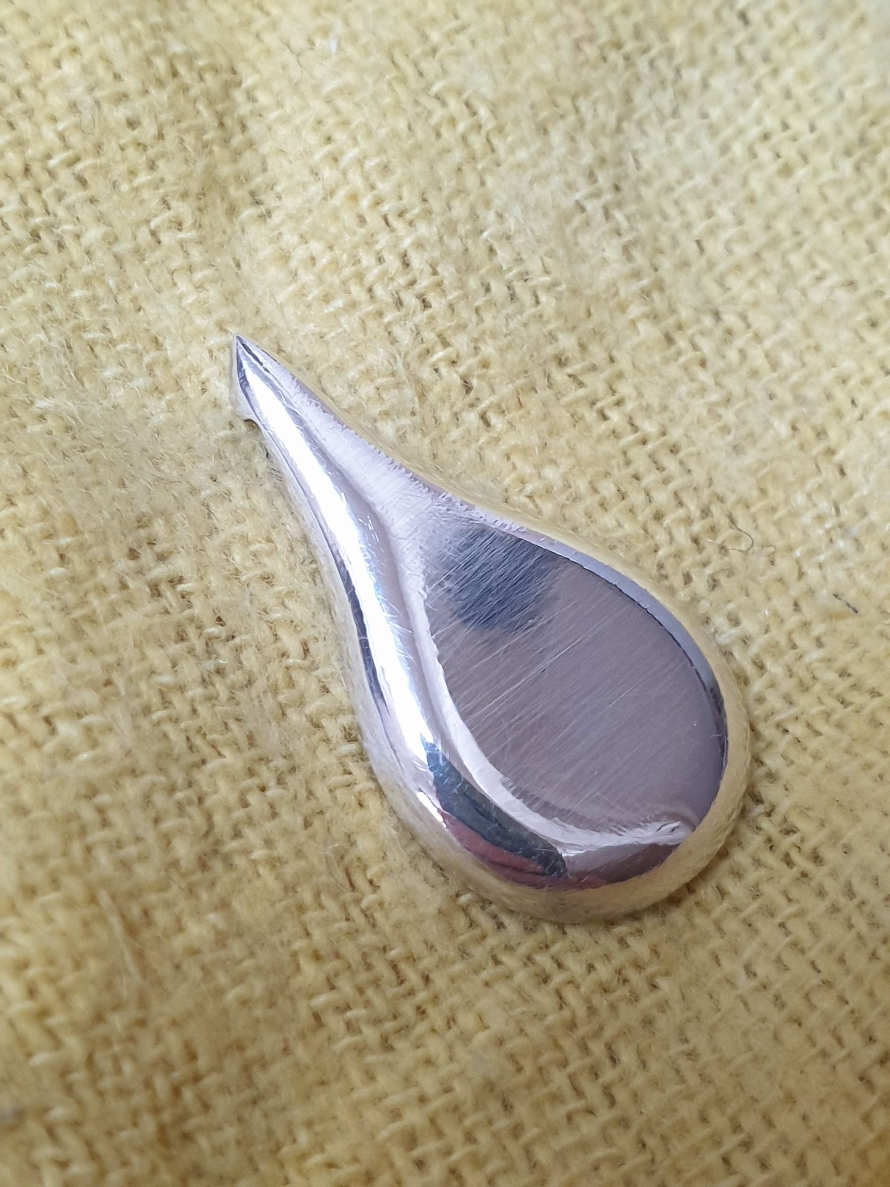 How to Make a Silver Droplet Pendant Using a Dremel and No Casting : 10 ...