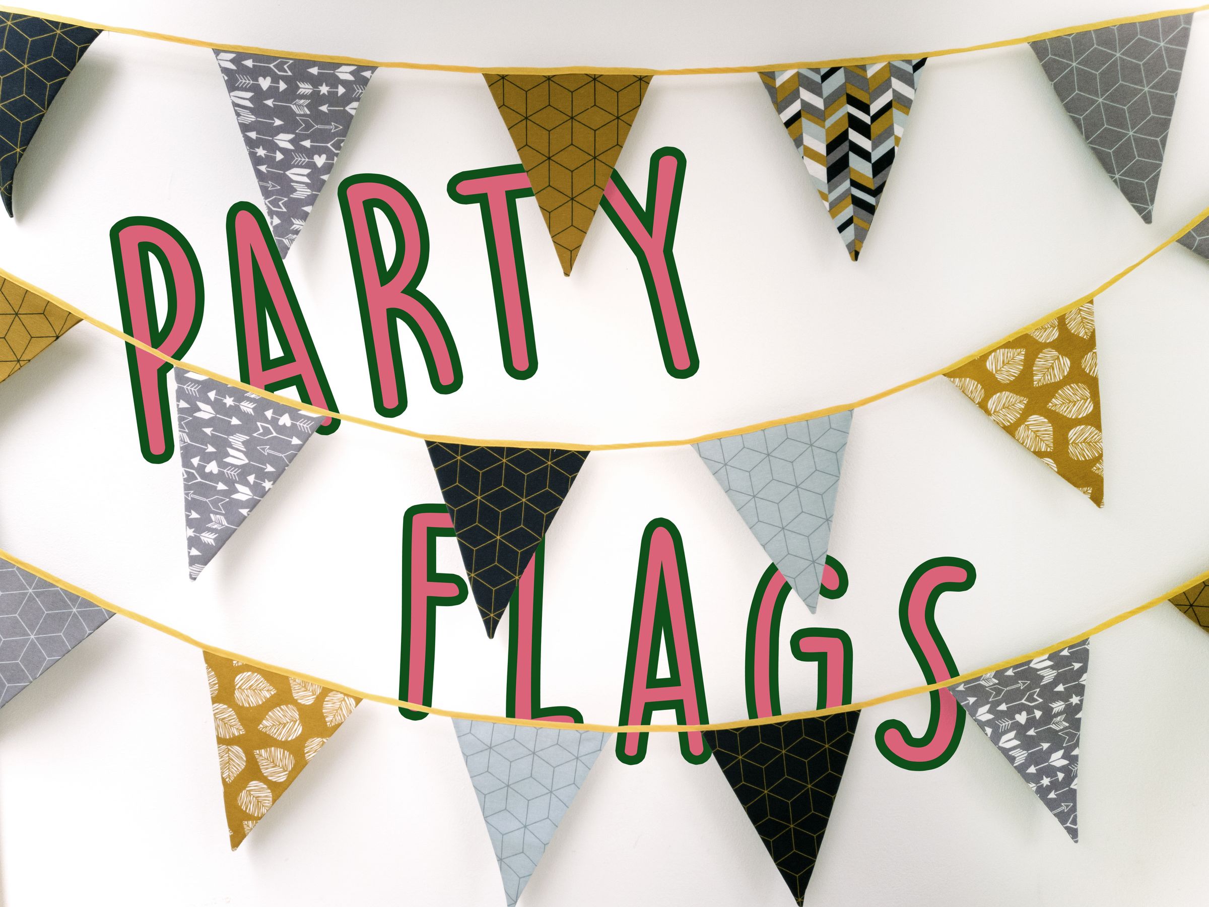 DIY Fabric Party Flags : 5 Steps (with Pictures) - Instructables