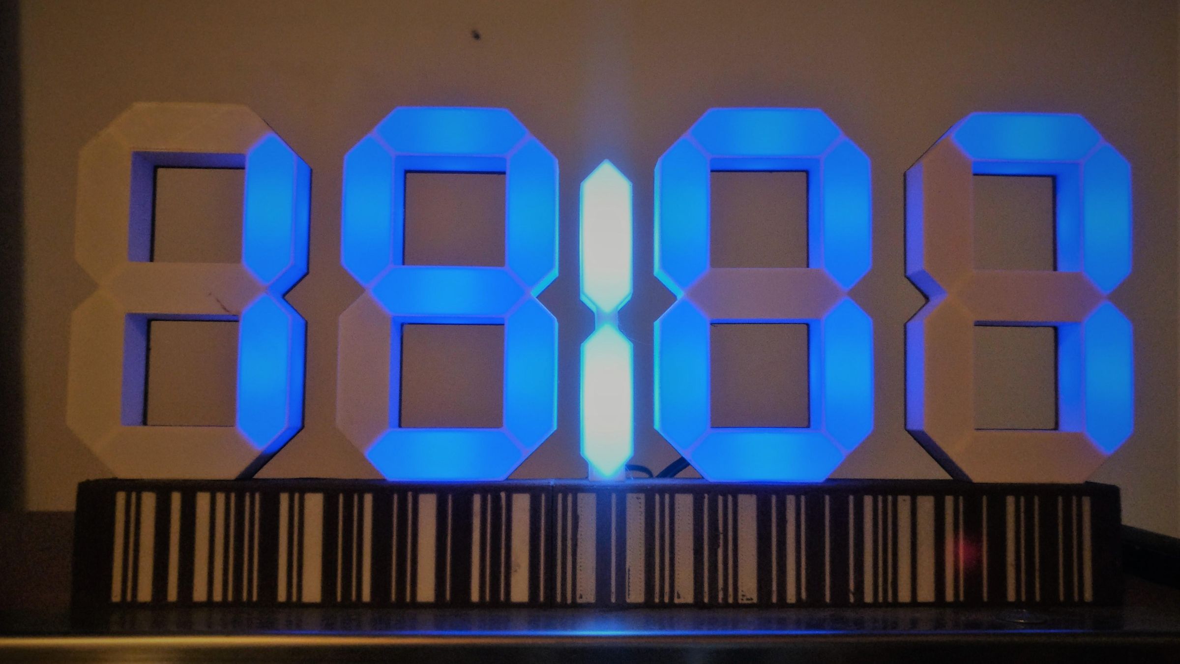 7 Segment Clock Version 2 : 4 Steps - Instructables