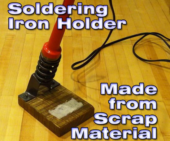 Valve Spring Soldering Iron Holder : 4 Steps (with Pictures ...