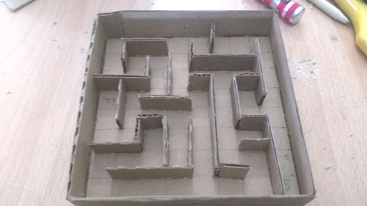 Arduino Marble Cardboard Maze Labyrinth : 6 Steps (with Pictures) - Instructables