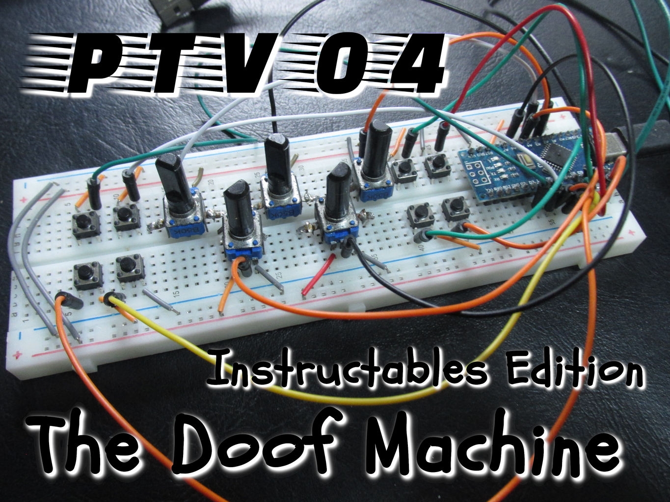 The Doof Machine Arduino Drum Sequencer Simple And Customizable 4 Steps Instructables